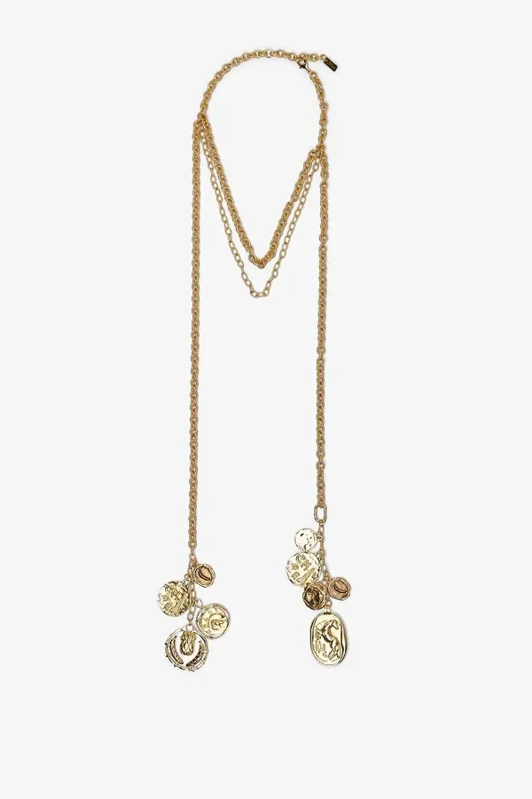 Chloé Charms Necklace - Gold