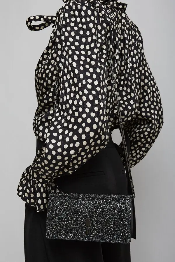 CHRISTIAN LOUBOUTIN Bettina Strass Clutch
