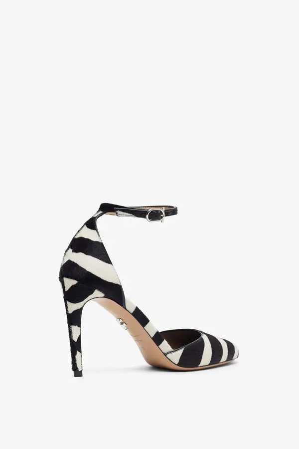 FERRAGAMO Maily 95 Sandals - White/black