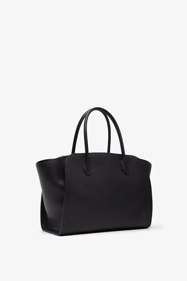 THE ROW Marlo 12 Leather Tote - Black