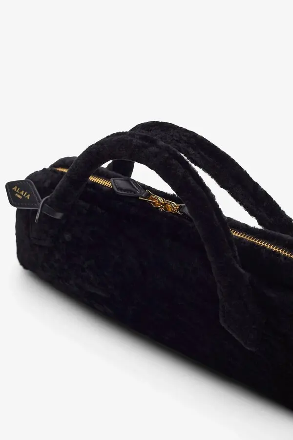 Alaïa Le Teckel Shearling Clutch