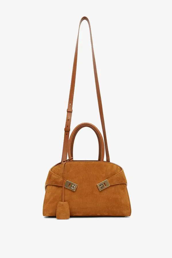 FERRAGAMO Hug S Top Handle Bag