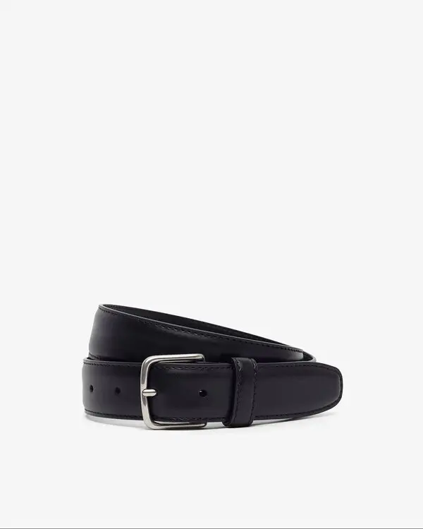 THE ROW Classic Leather Belt - Black