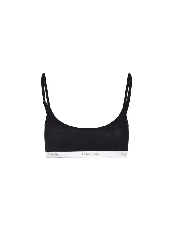 Calvin Klein Bralette Logo - Black