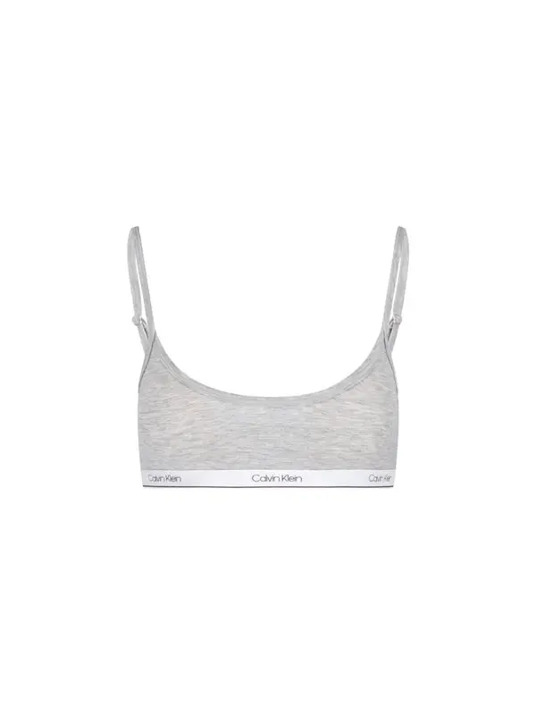 Calvin Klein Bralette Logo - Gray