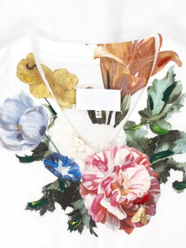 MAISON MARGIELA Printed Floral T-shirt