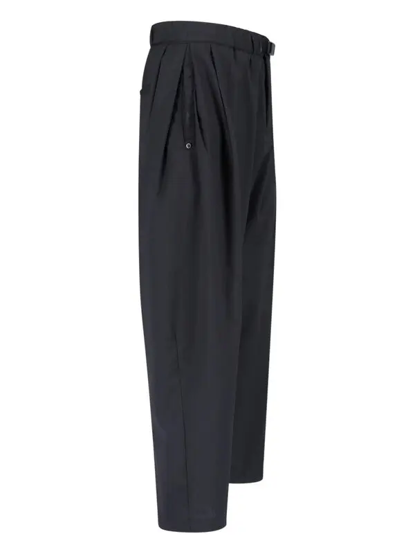 WHITE SAND Wide Leg Pants With Waistband