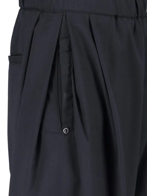 WHITE SAND Wide Leg Pants With Waistband