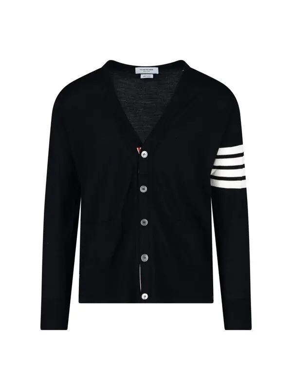 Thom Browne 4-bar Cardigan - Black
