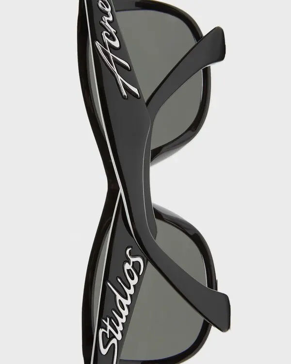 Acne Studios Square-frame Sunglasses - Black