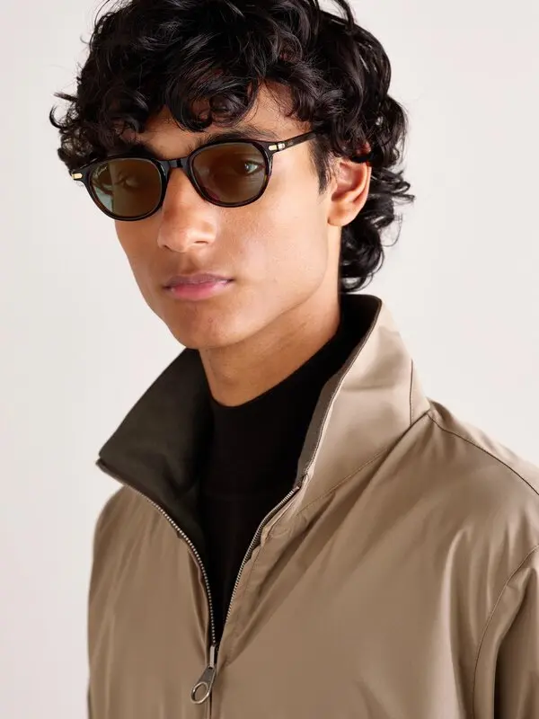 Cartier Round-frame Acetate Sunglasses