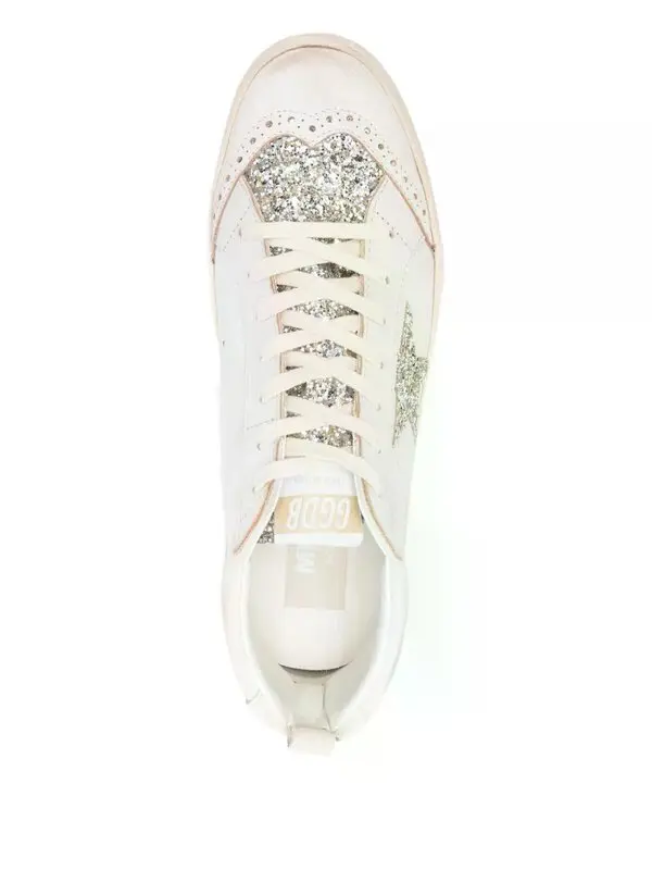 GOLDEN GOOSE Mid Star Lace-up Sneakers - Neutrals