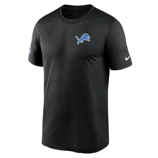 Nike Detroit Lions Legend Small Logo Dri-fit T-shirt - Black