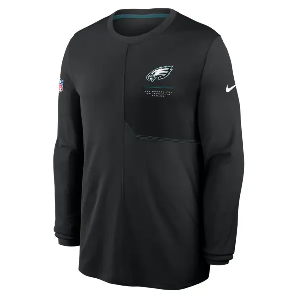 Nike Philadelphia Eagles Dri-fit Nfl Long-sleeve Top - Black