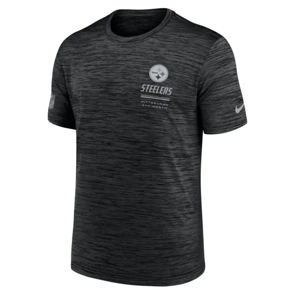 Nike Pittsburgh Steelers Sideline Team Issue Velocity Dri-fit Nfl T-shirt - Black