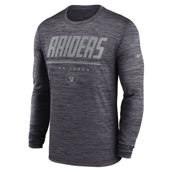Nike Las Vegas Raiders Dri-fit Long-sleeve T-shirt - Black