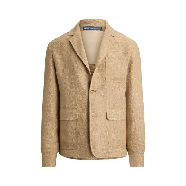 Ralph Lauren Tailored Fit Linen Hopsack Jacket