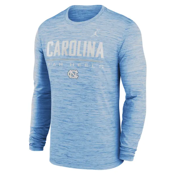 JORDAN Brand North Carolina Sideline Velocity Dri-fit College T-shirt - Blue
