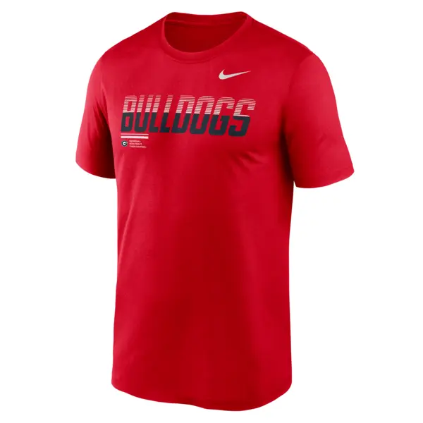 Nike Georgia Sideline Legend Dri-fit College T-shirt - Red