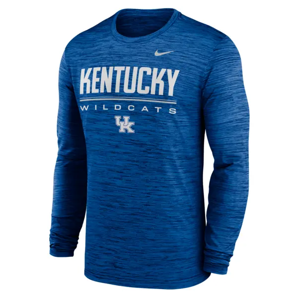 Nike Kentucky Wildcats Dri-fit College Long Sleeve T-shirt - Blue