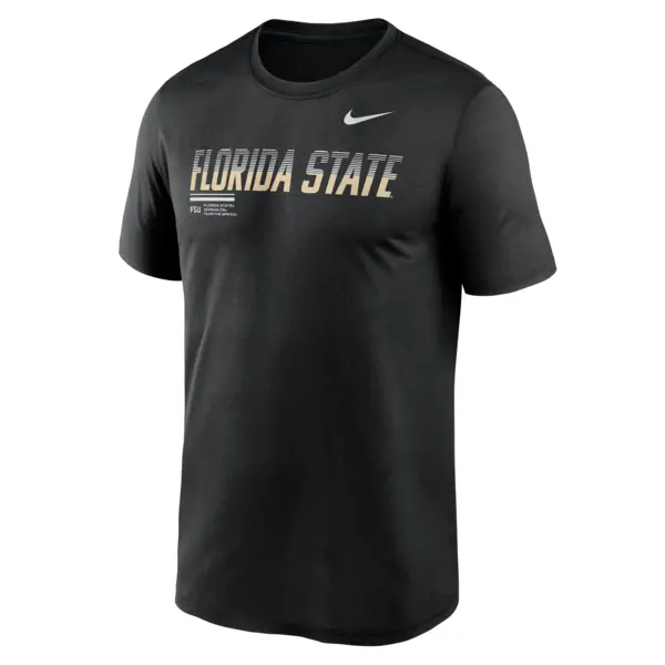 Nike Florida State Sideline Legend Dri-fit College T-shirt - Black