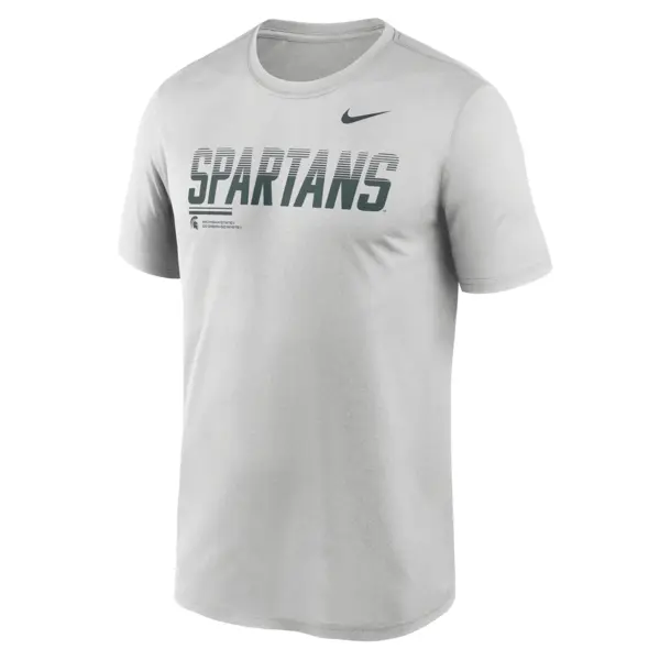 Nike Michigan State Spartans Dri-fit College T-shirt - Grey