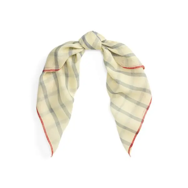 Ralph Lauren Striped Cotton Square Scarf