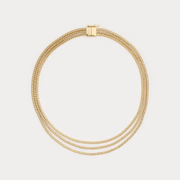 Ralph Lauren Layered Chain Necklace - Gold