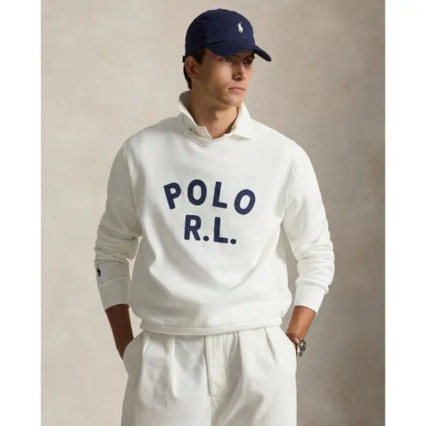 Ralph Lauren Logo Fleece Sweatshirt - White