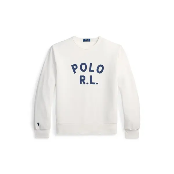 Ralph Lauren Logo Fleece Sweatshirt - White