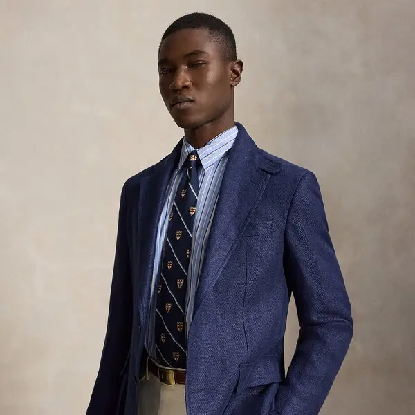 Ralph Lauren The Rl67 Summer Tweed Jacket - Navy