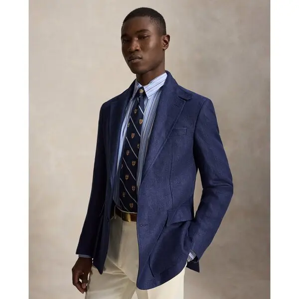 Ralph Lauren The Rl67 Summer Tweed Jacket - Navy