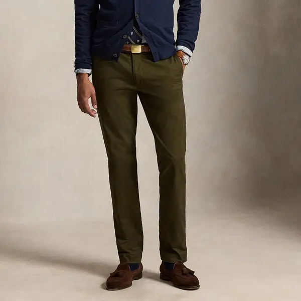 Ralph Lauren Greenwich Slim Fit Stretch Chino Pant - Dark Loden