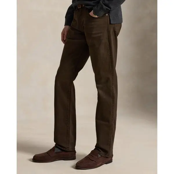 Ralph Lauren Hampton Straight Garment-dyed Jeans - Circuit Brown