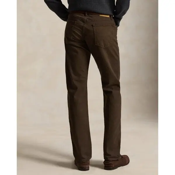 Ralph Lauren Hampton Straight Garment-dyed Jeans - Circuit Brown