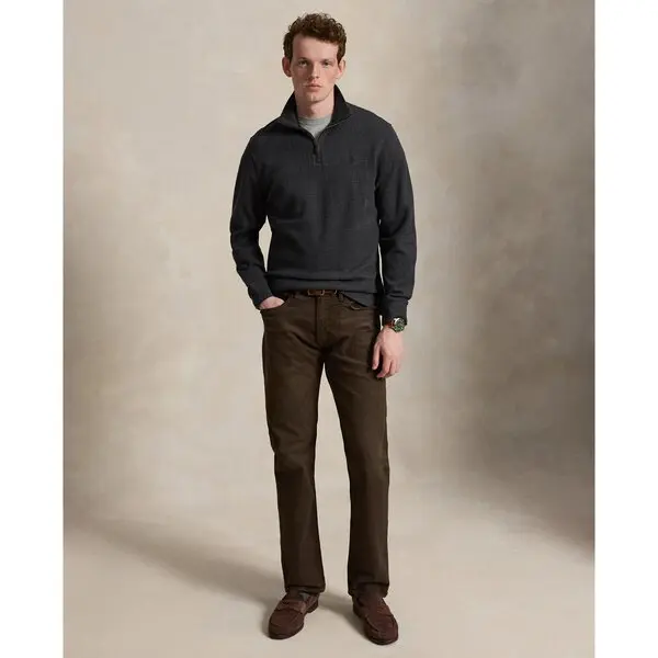 Ralph Lauren Hampton Straight Garment-dyed Jeans - Circuit Brown