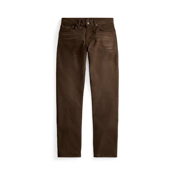 Ralph Lauren Hampton Straight Garment-dyed Jeans - Circuit Brown