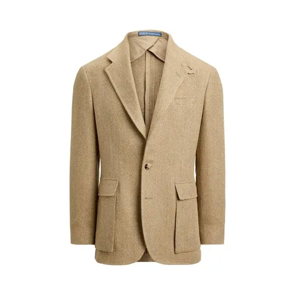Ralph Lauren Rl67 Broken-herringbone Jacket - Tan