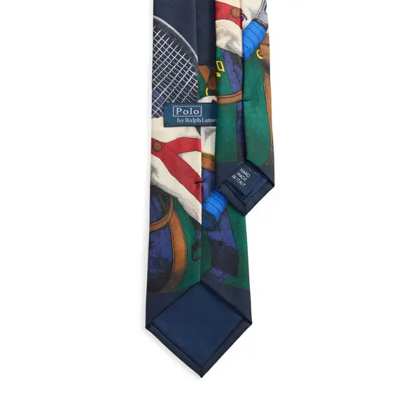 Ralph Lauren Tennis-print Neck Tie