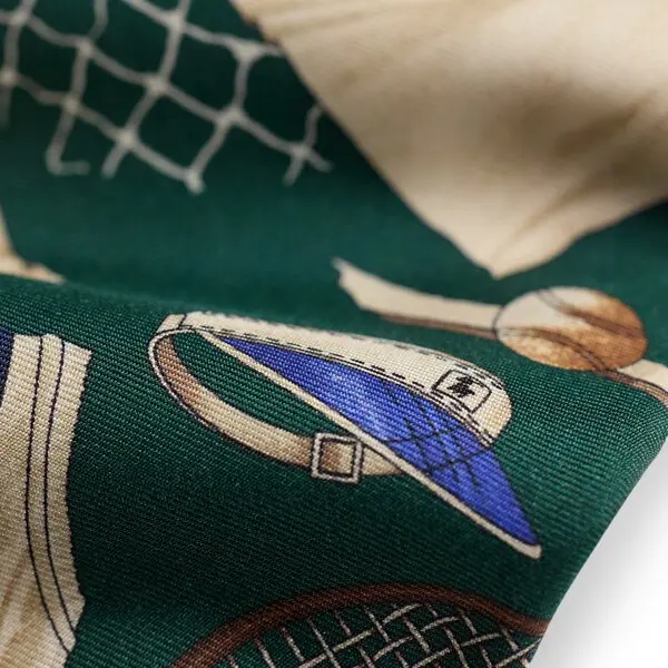 Ralph Lauren Tennis-print Silk Standard Neck Tie