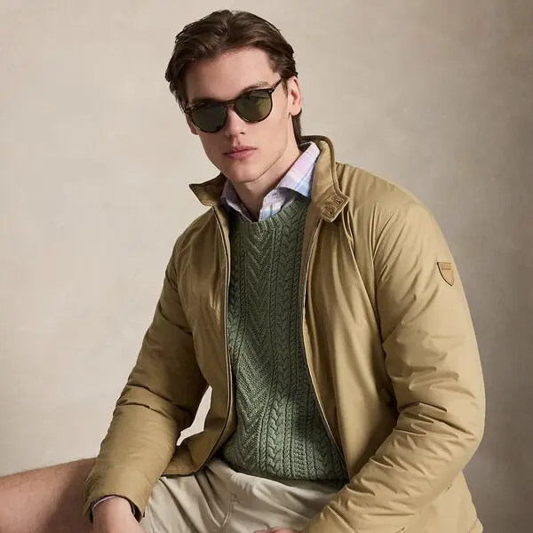 Ralph Lauren Abottson Gabardine Jacket - Rl Khaki