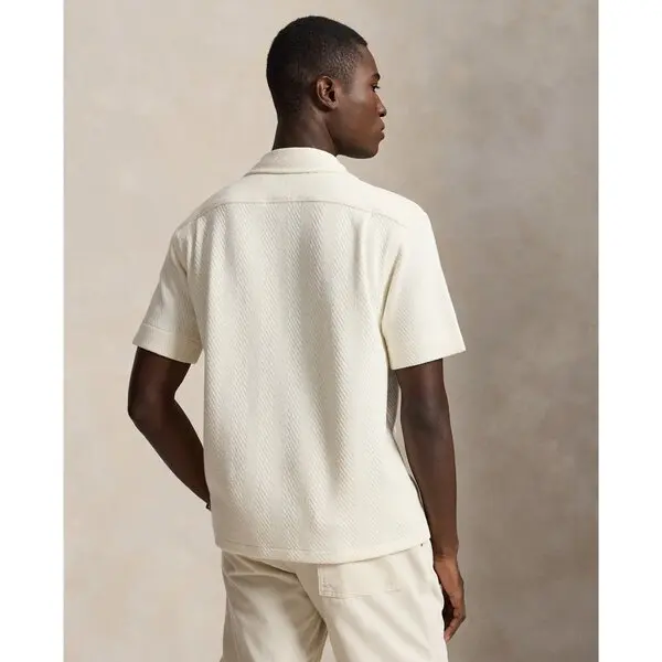 Ralph Lauren Herringbone Jersey Camp Shirt