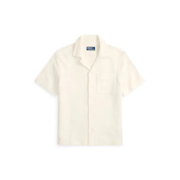 Ralph Lauren Herringbone Jersey Camp Shirt
