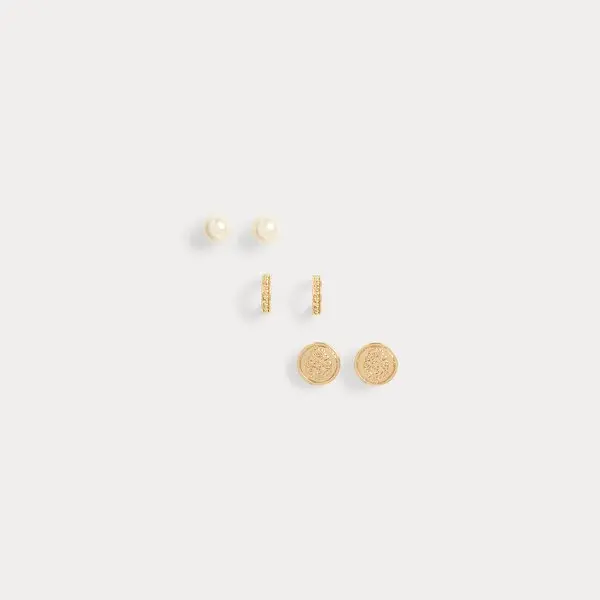 Ralph Lauren Earring Set - Pearl