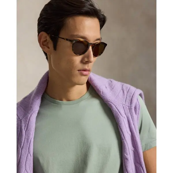 Ralph Lauren Standard Fit Lisle T-shirt - Light Green