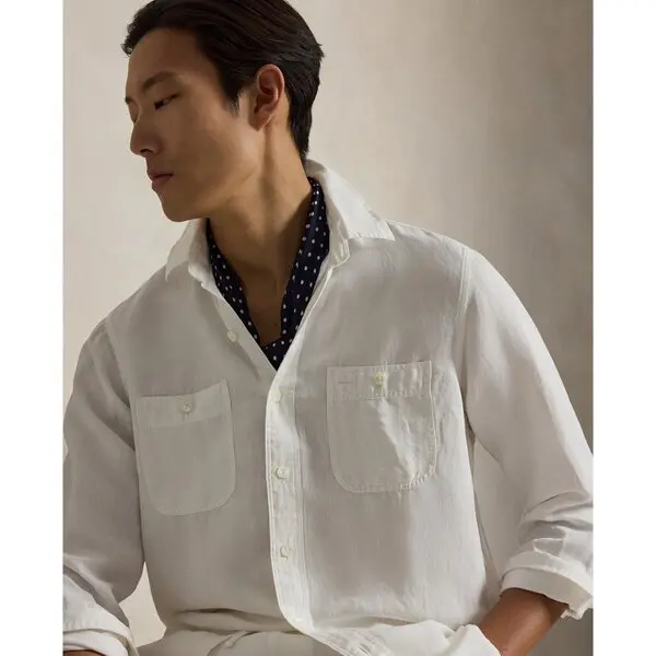 Ralph Lauren Classic Fit Linen-silk Workshirt