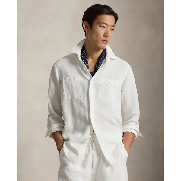 Ralph Lauren Classic Fit Linen-silk Workshirt