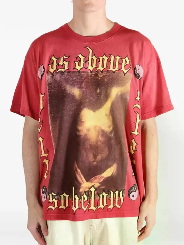 HELLSTAR As Above So Below Graphic-print T-shirt