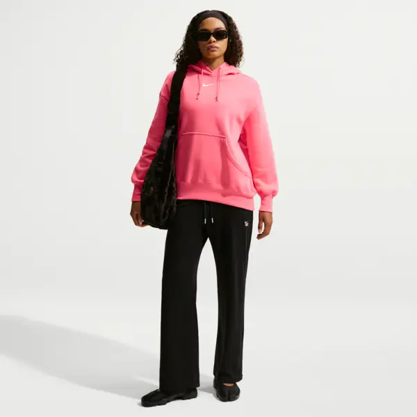 Nike Phoenix Fleece Oversized Pullover Hoodie - Pink