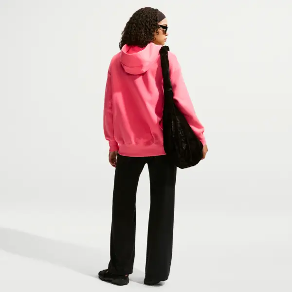 Nike Phoenix Fleece Oversized Pullover Hoodie - Pink